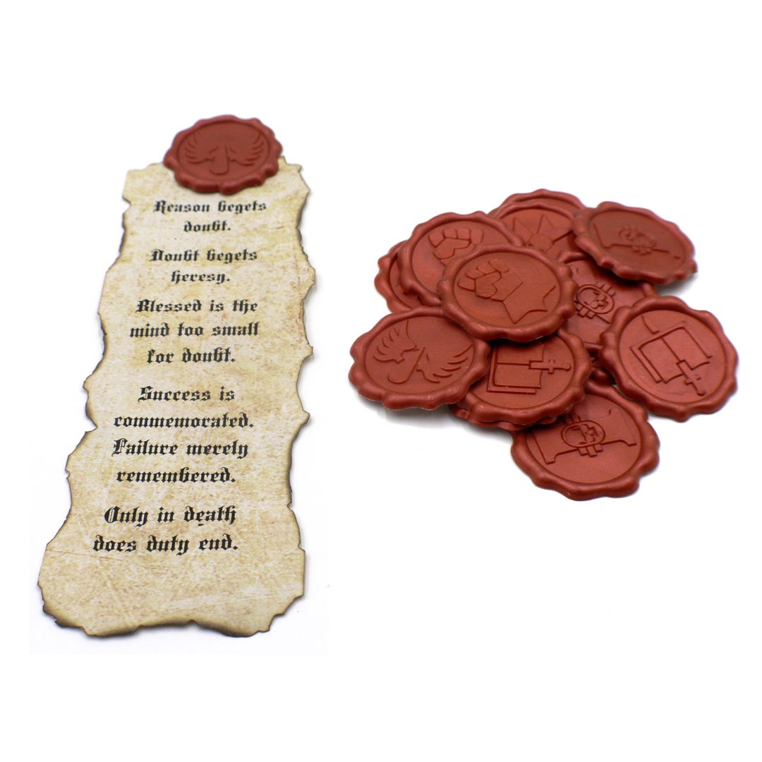 Purity Seal Wax Stickers and Parchment for Tabletop War Games - Etsy ...