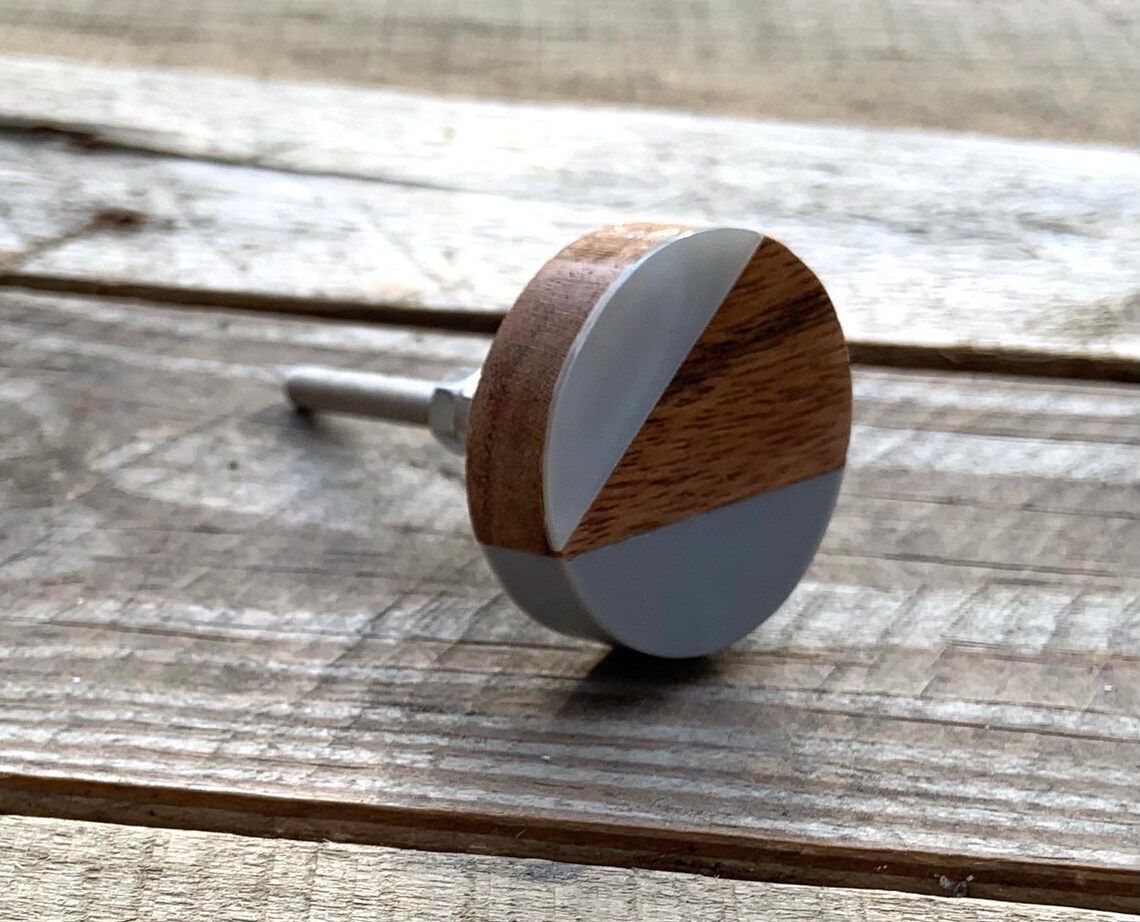 Unique Cabinet Knob, Modern Drawer Pull, Geometric Art Deco Dresser ...