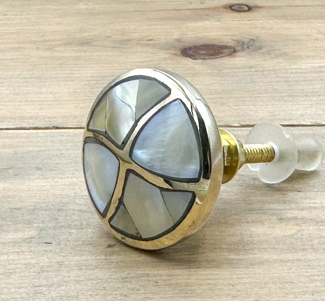 Mother of Pearl Infinity Cabinet Knob, Drawer Knobs & Pulls, Unique ...