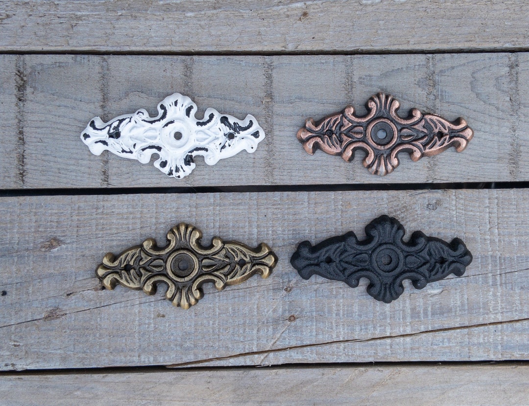 Cabinet Knob Backplate, Dresser Knob Escutcheons, Drawer Pull, Iron ...