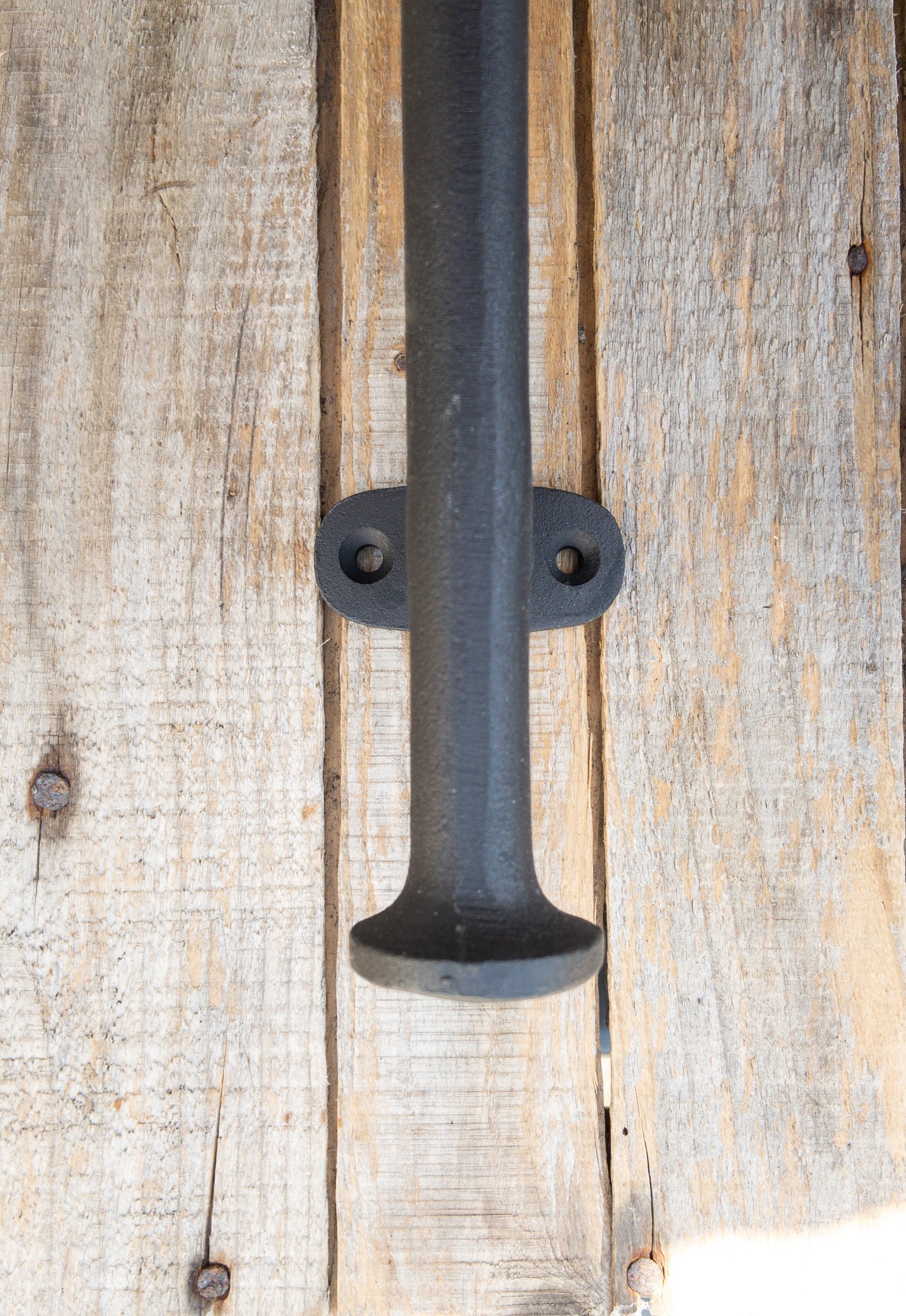 Barn Door Handle / Garden Gate Pull / Cast Iron Garage Double Sliding ...
