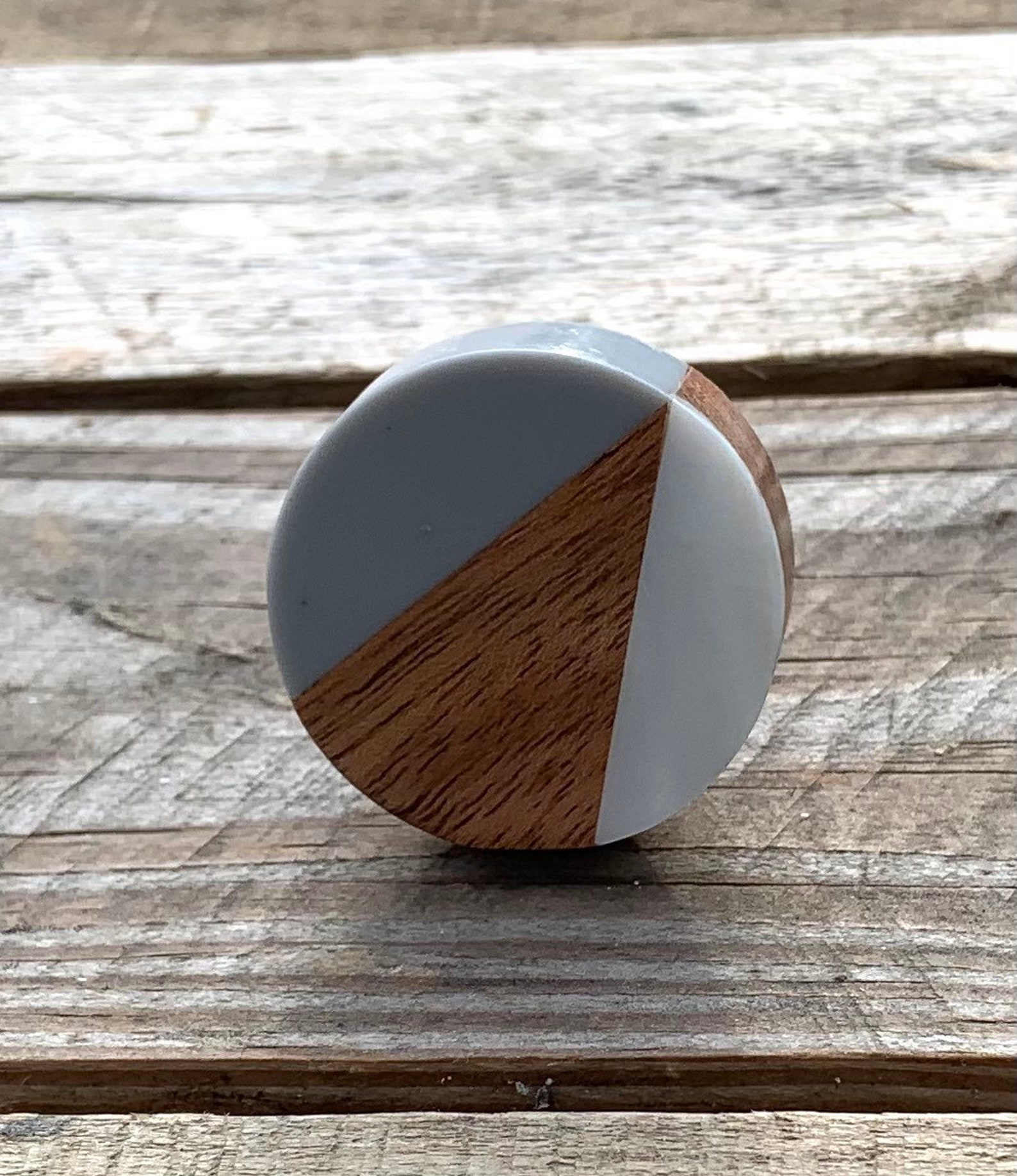 Unique Cabinet Knob, Modern Drawer Pull, Geometric Art Deco Dresser ...