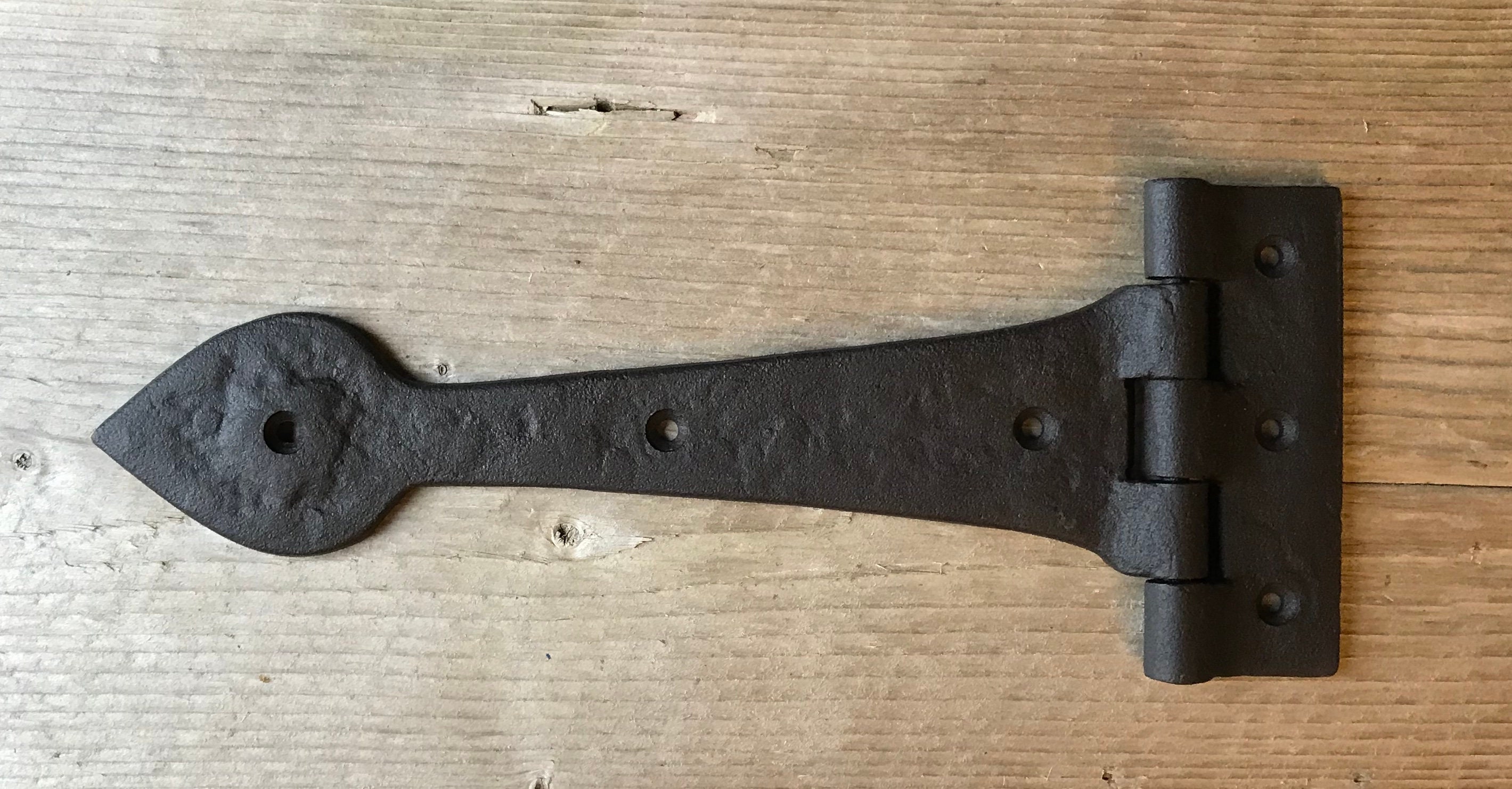 Barn Door Hinge Heavy Duty Strap Hinge Large Spade Cast Iron - Etsy