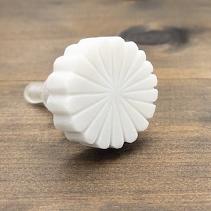 Stone Cabinet Knob, Dresser Knob, White Drawer Pull, Natural Marble Granite Style Handle - Etsy