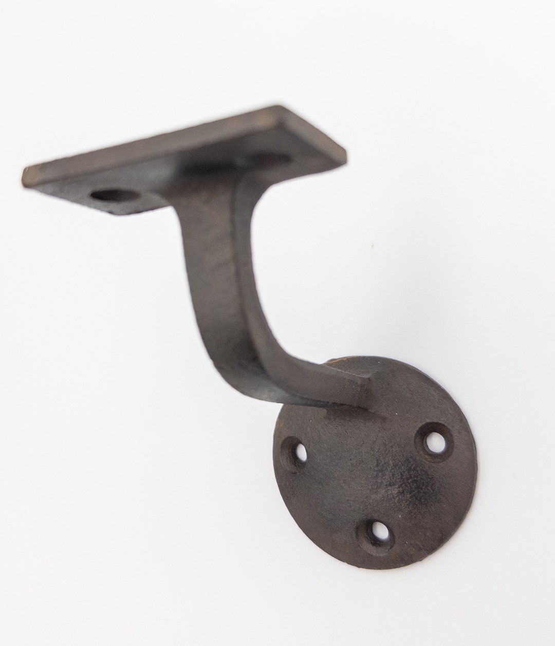 Handrail Bracket / Cast Iron Stairway Banister Railing Support Holder ...