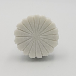 Stone Cabinet Knob, Dresser Knob, White Drawer Pull, Natural Marble Granite Style Handle - Etsy
