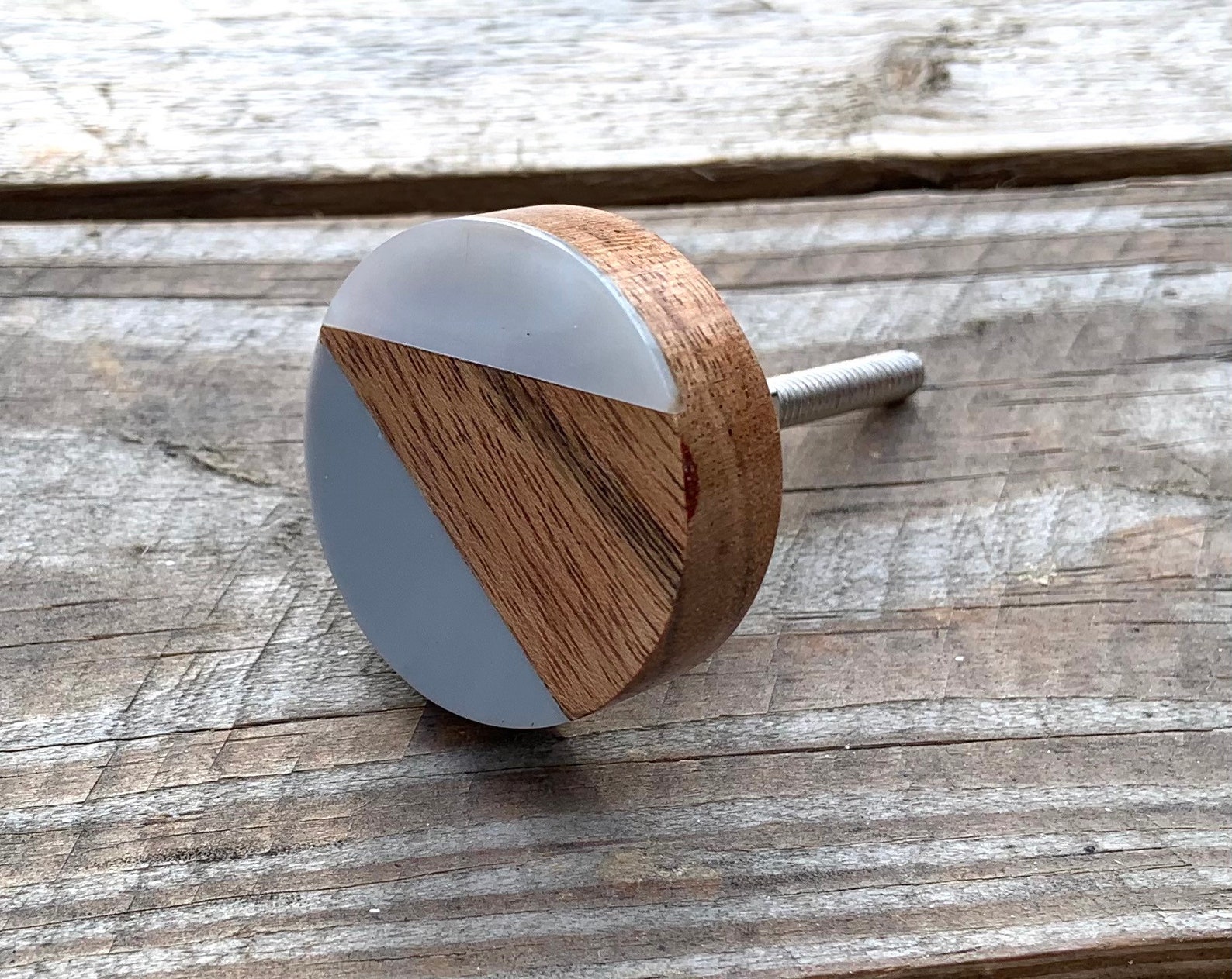 Unique Cabinet Knob, Modern Drawer Pull, Geometric Art Deco Dresser ...