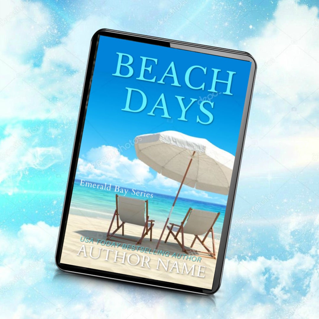 Premade Romance Ebook Cover: Beach Days Design (digital) Pre-made ...