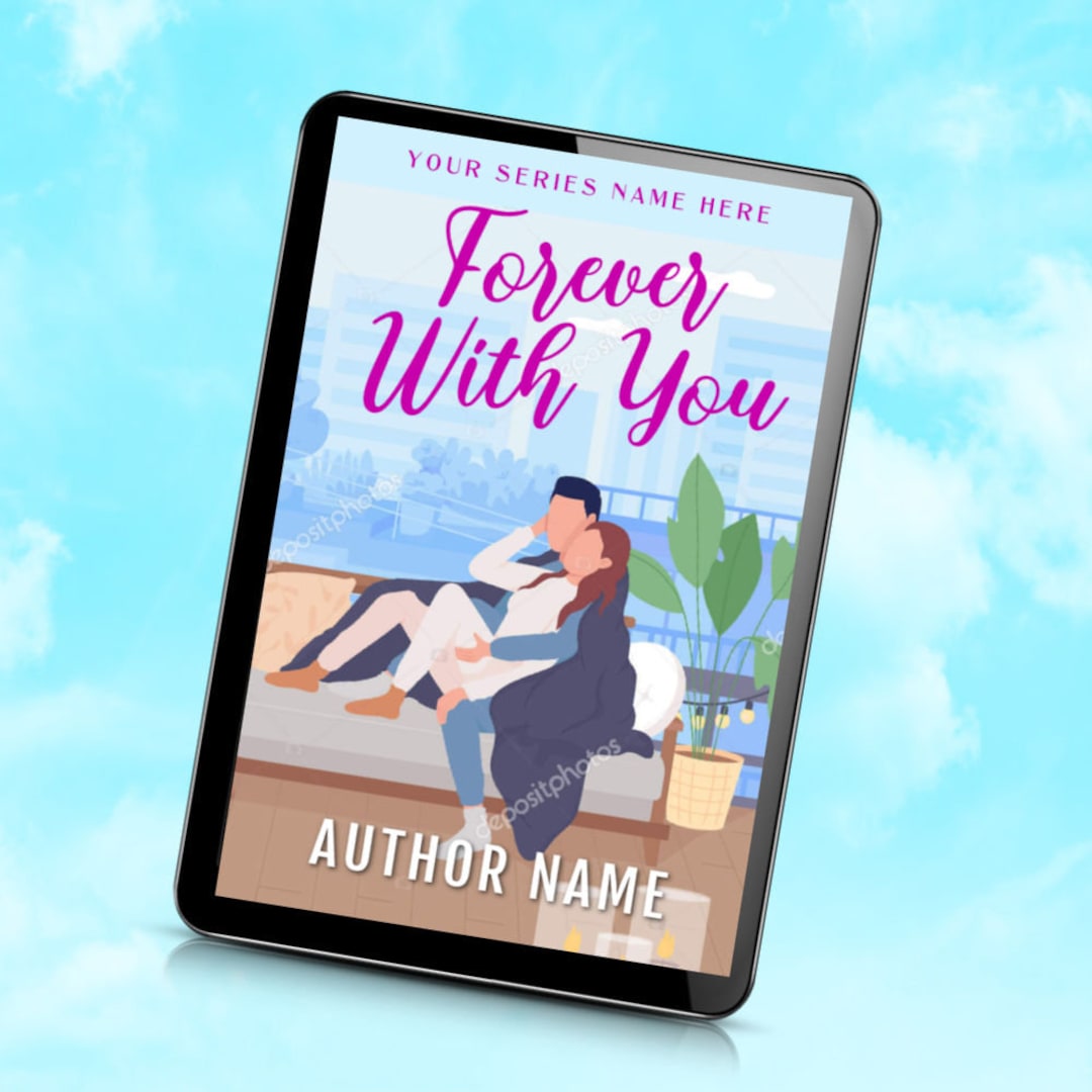 Premade Ebook Cover Design, Romance Book Cover, Illustrated Book Cover ...