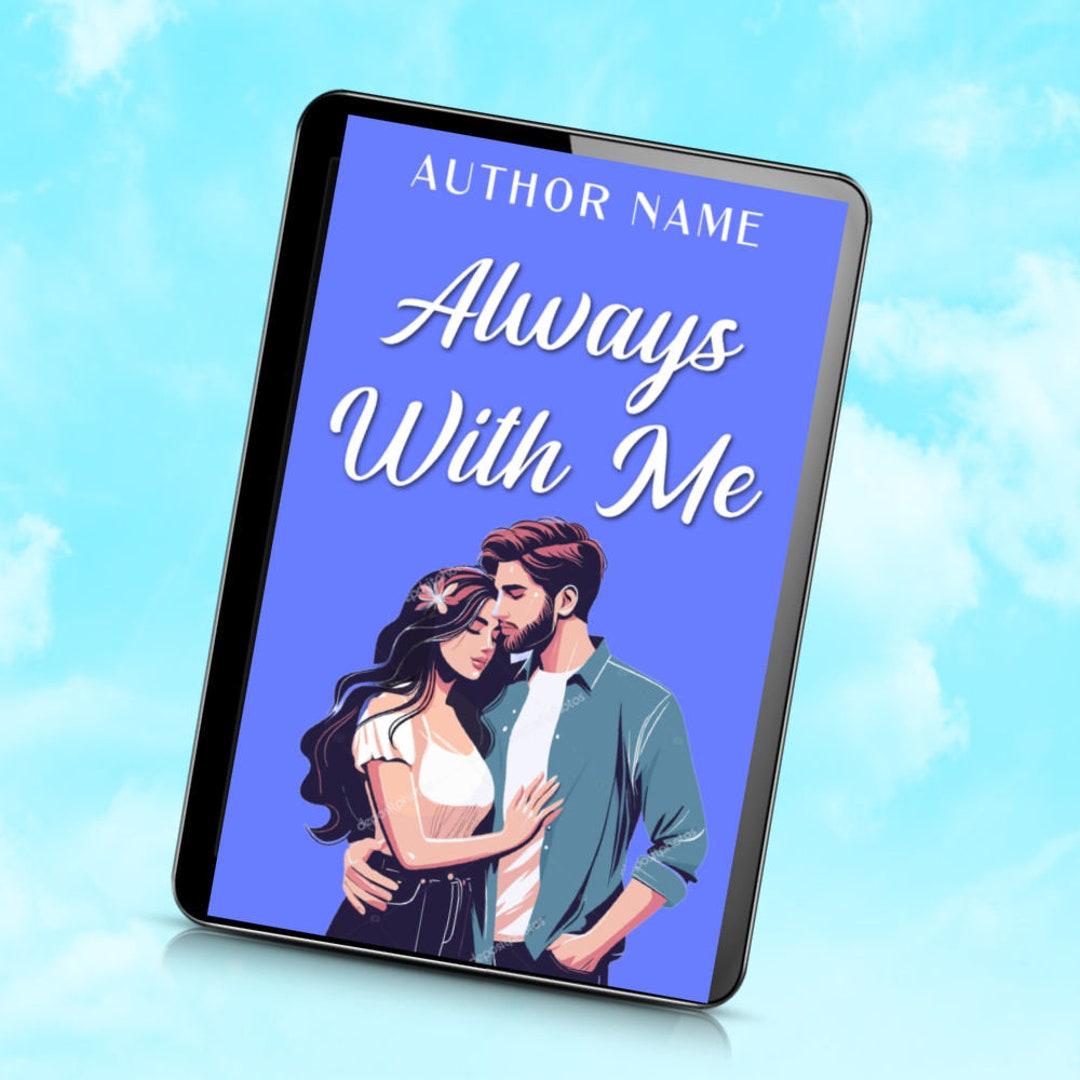 Premade Ebook Cover Design, Romance Book Cover, Premade Illustrated ...