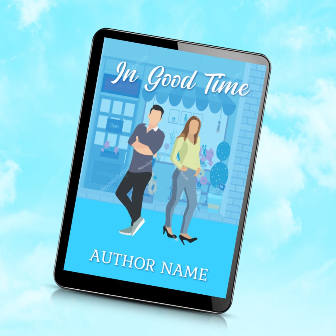 Premade Romance Ebook Cover: Illustrated Romcom Design - Etsy