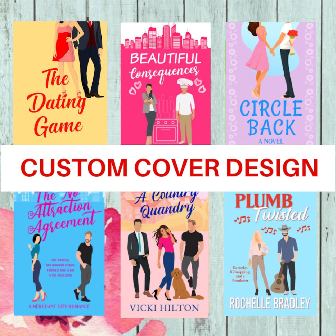 Custom Ebook Cover Design: Illustrated Romance, Mystery, and YA - Etsy