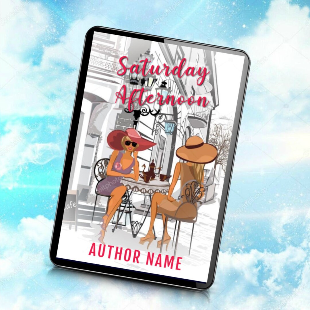 Premade Chick Lit Ebook Cover: Illustrated Romance Book Design ...