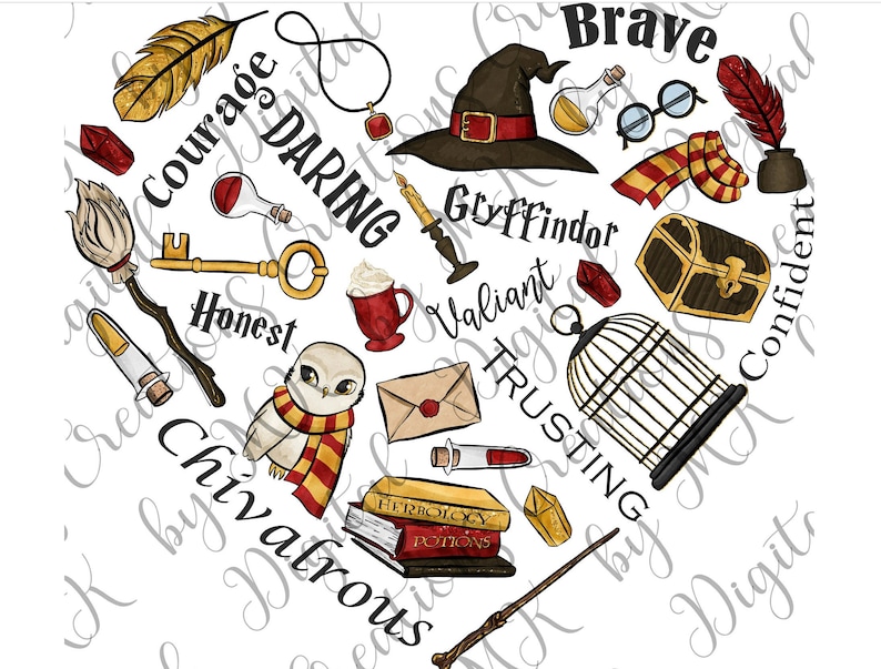 Red Wizard Heart, PNG File, 300 Dpi, Decal, Sublimation, Instant ...