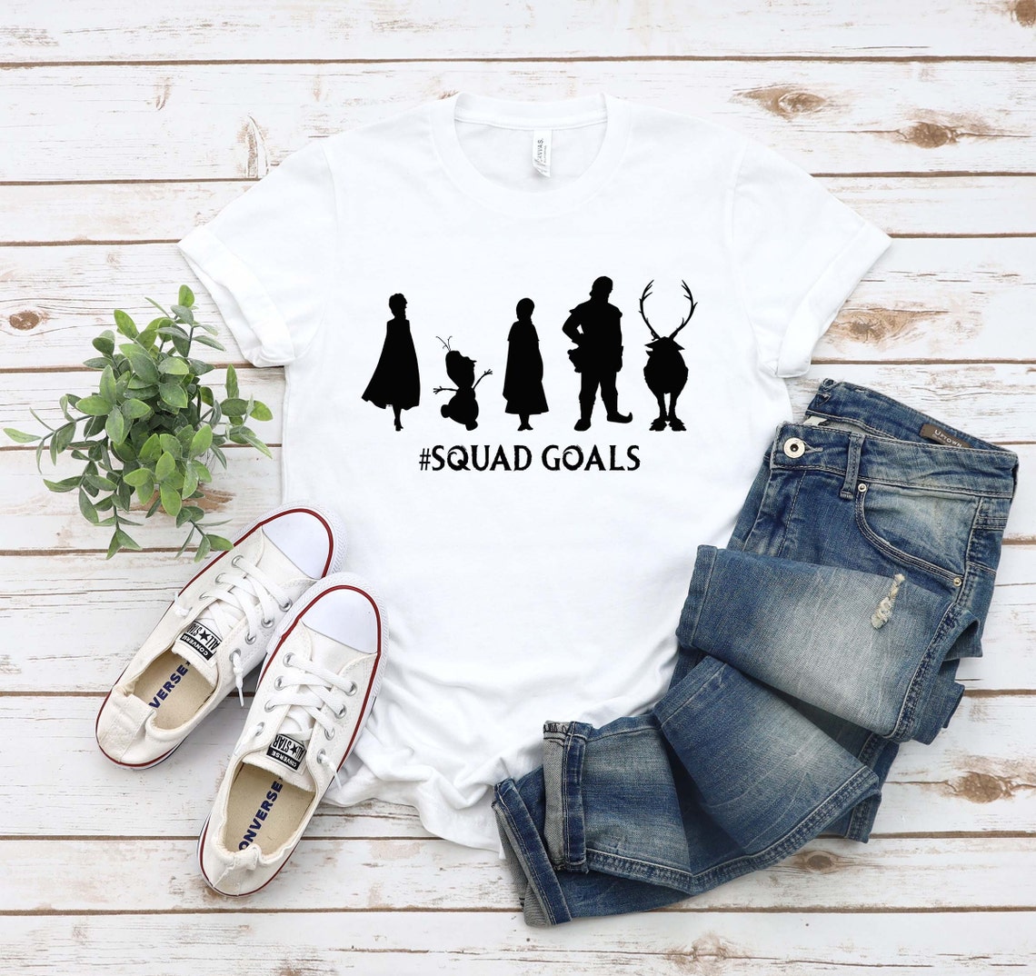 Frozen Squad Goals PNG 300 Dpi, SVG File, Cricut, Clipart - Etsy