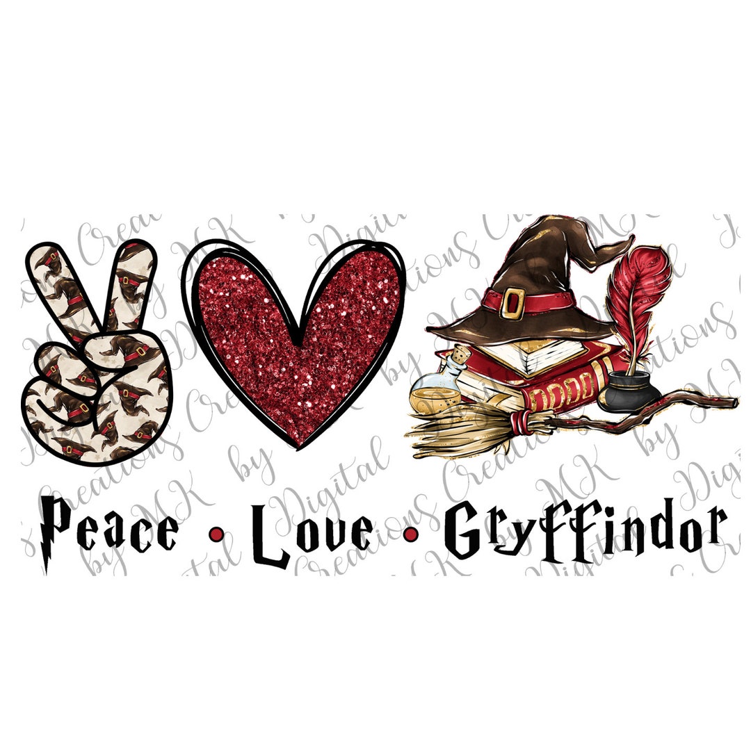 Peace Love Red Wizard, PNG File, 300 Dpi, Decal, Instant Download - Etsy
