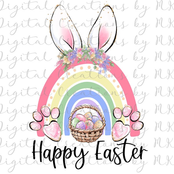 Happy Easter Clipart - Etsy