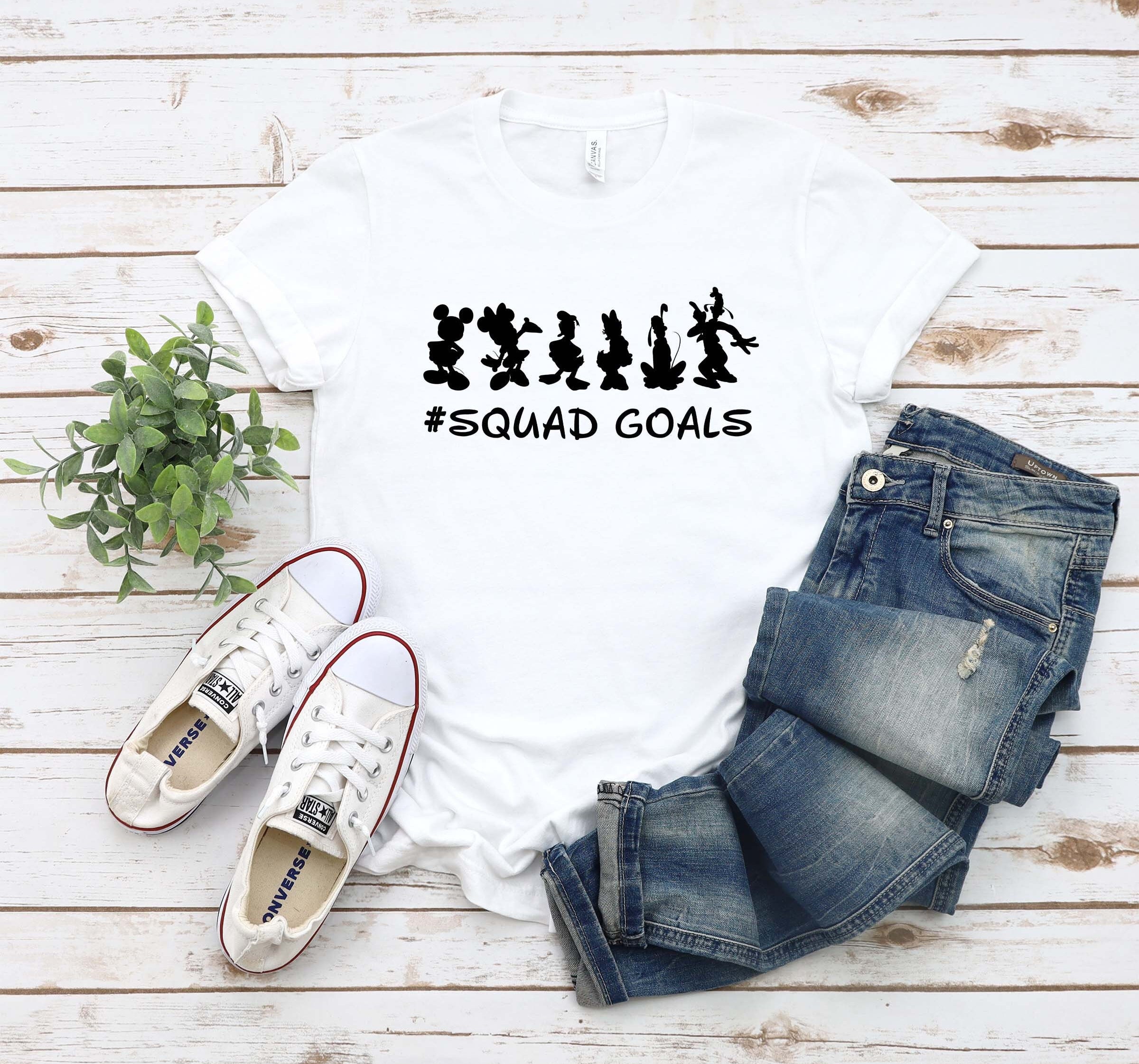 Mickey Mouse Squad Goals PNG 300 Dpi, SVG File Cricut, Instant Download ...
