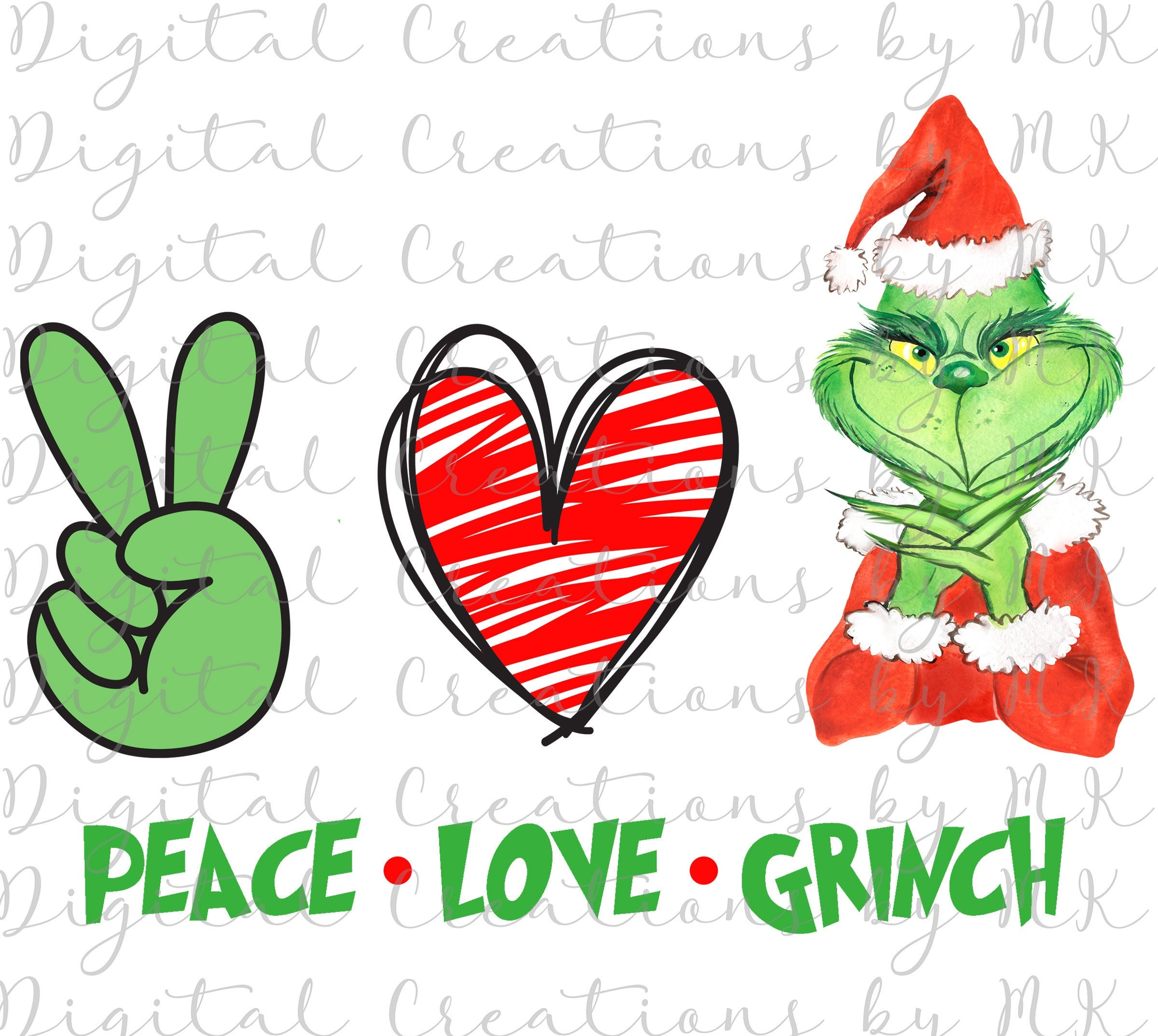 Scrapbooking Grinch Christmas Grinch Peace Love Grinch Love Grinch JPG ...