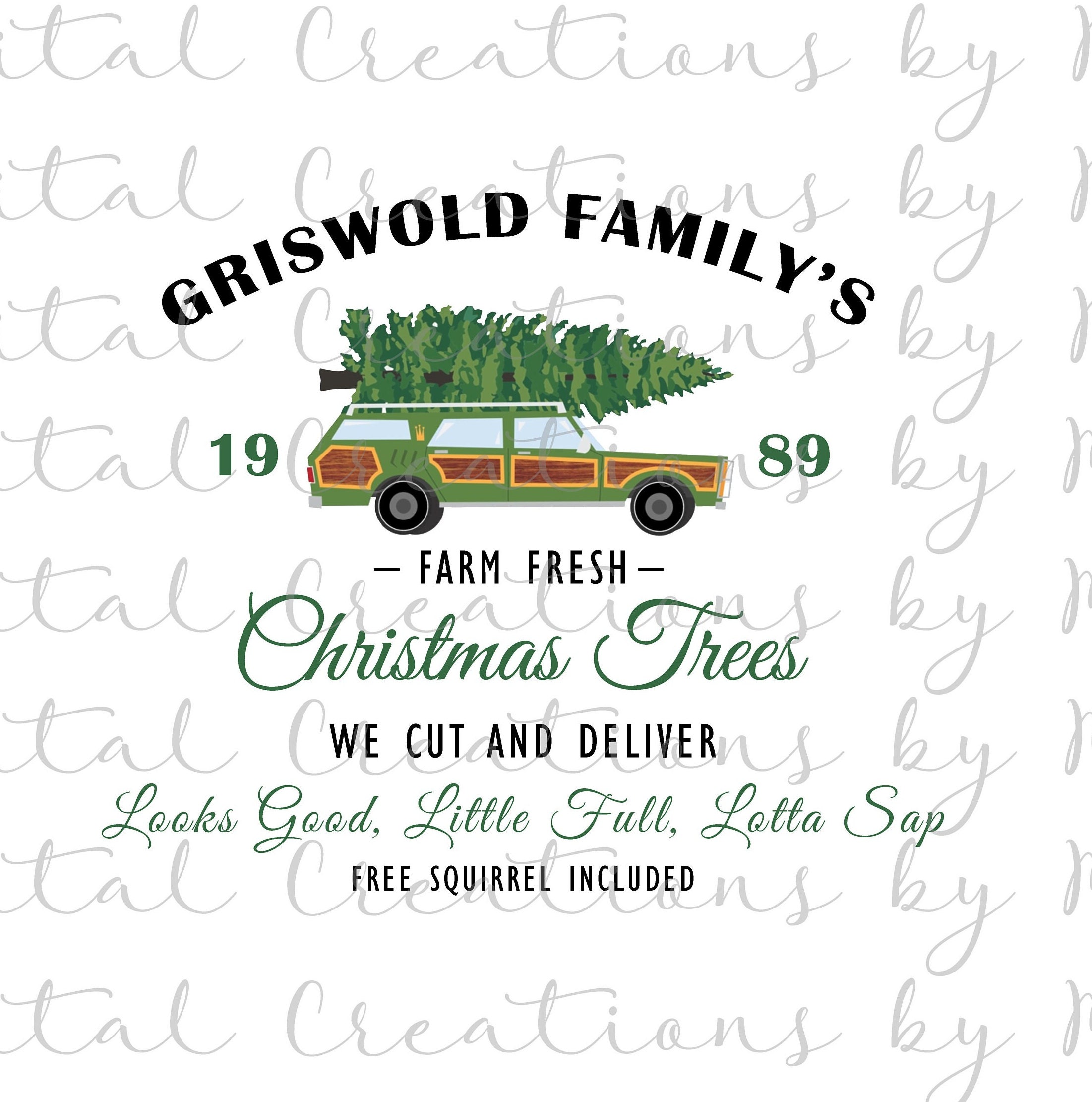 Griswold Family Christmas, Christmas Vacation, PNG File 300 Dpi ...