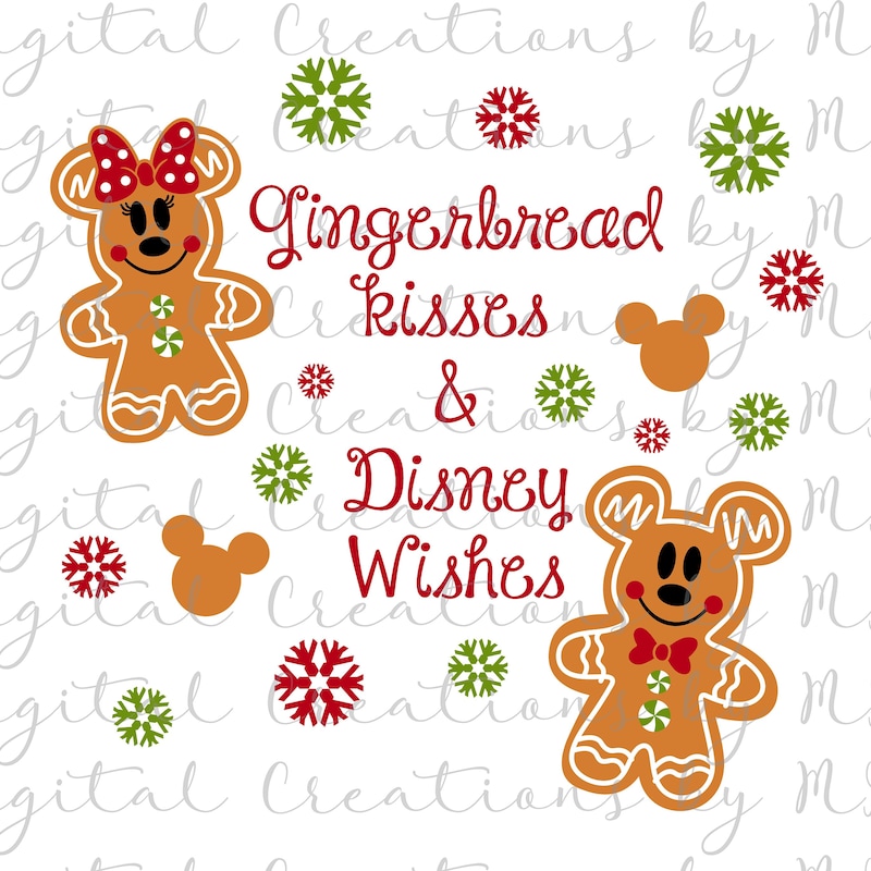Mickey Gingerbread Svg - Etsy
