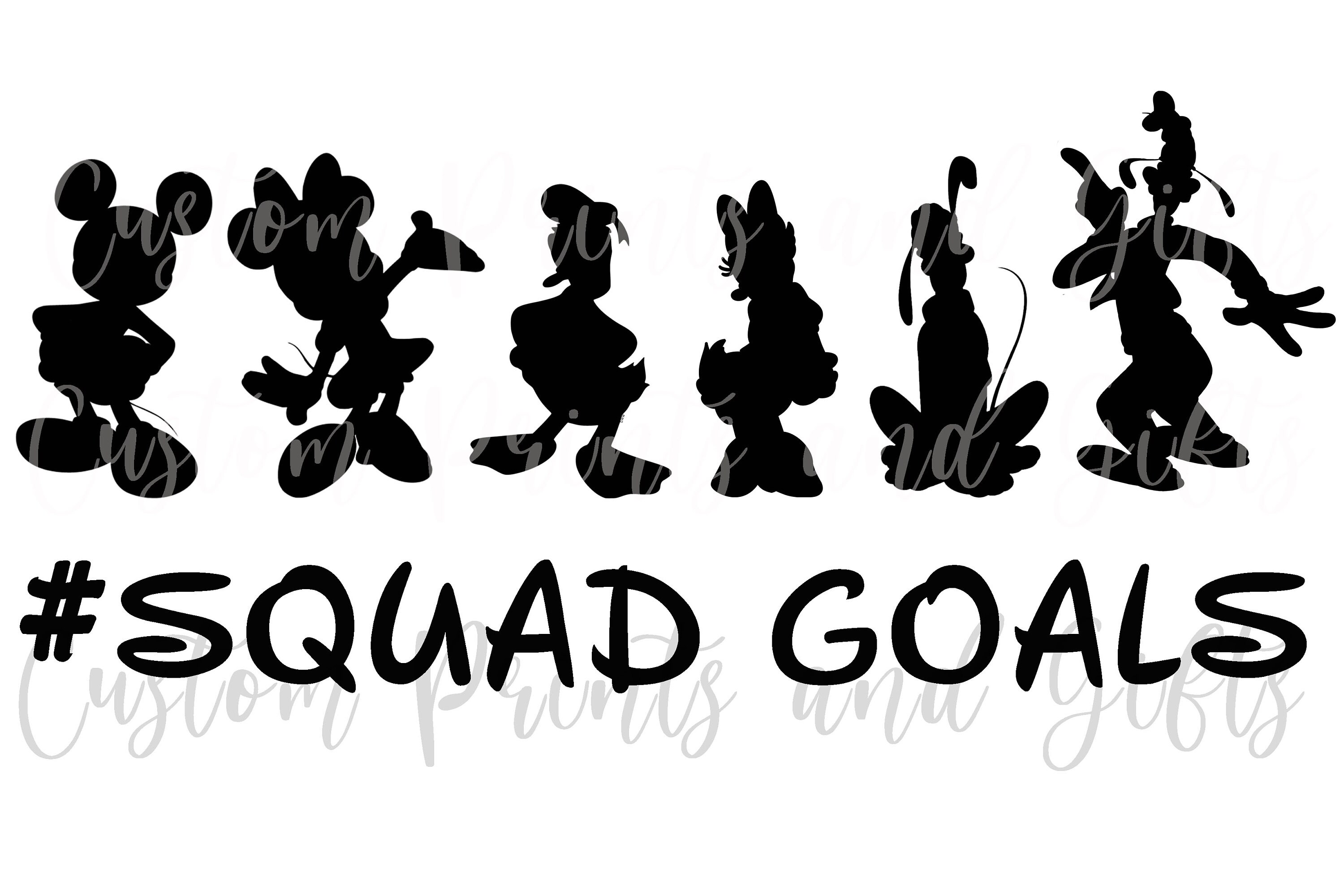 Mickey Mouse Squad Goles PNG 300 dpi SVG File Cricut | Etsy España