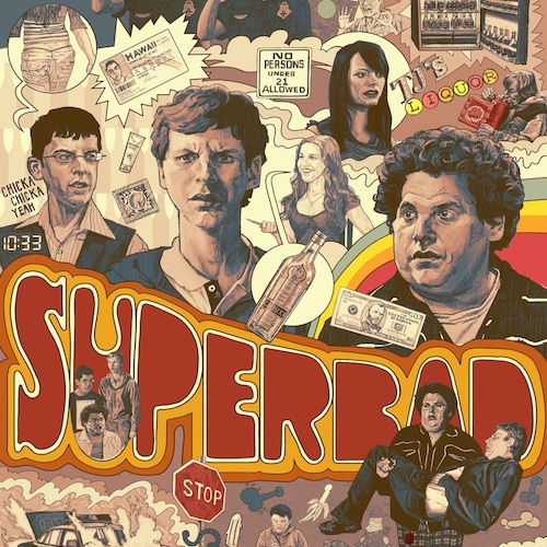 Superbad Movie Poster Print - Etsy