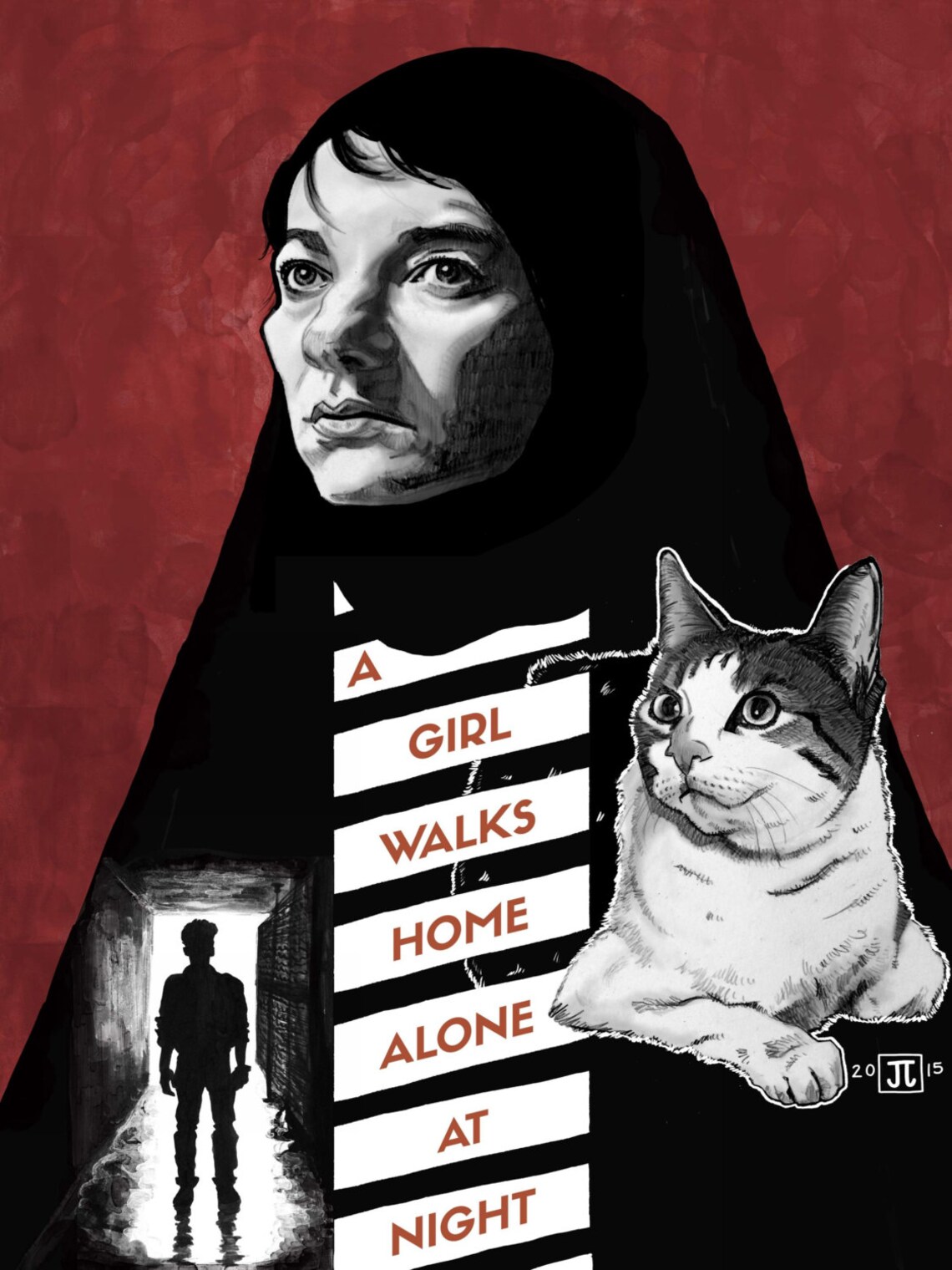 A Girl Walks Home Alone at Night Thriller/vampire Classic Art Poster ...