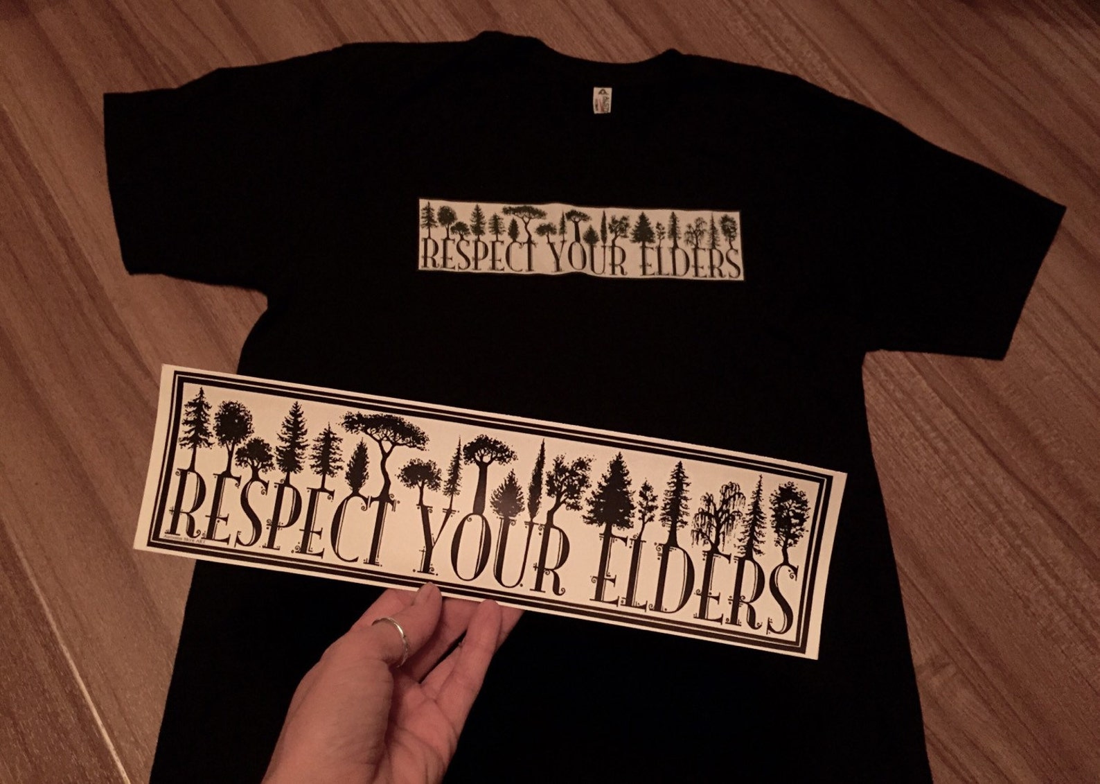 Respect Your Elders T-shirt & Bumpersticker - Etsy