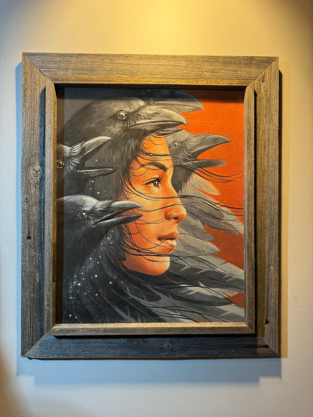 SPECIAL EDITION PRINT “twilight Vigil” Hand Retouched & Framed - Etsy