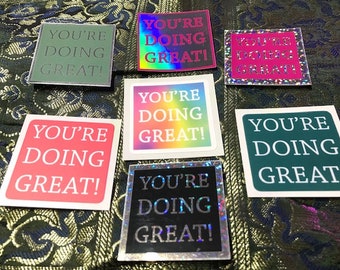 Chili Heeler You're Doing Great Mom Sticker Blue Heeler Water Resistant ...