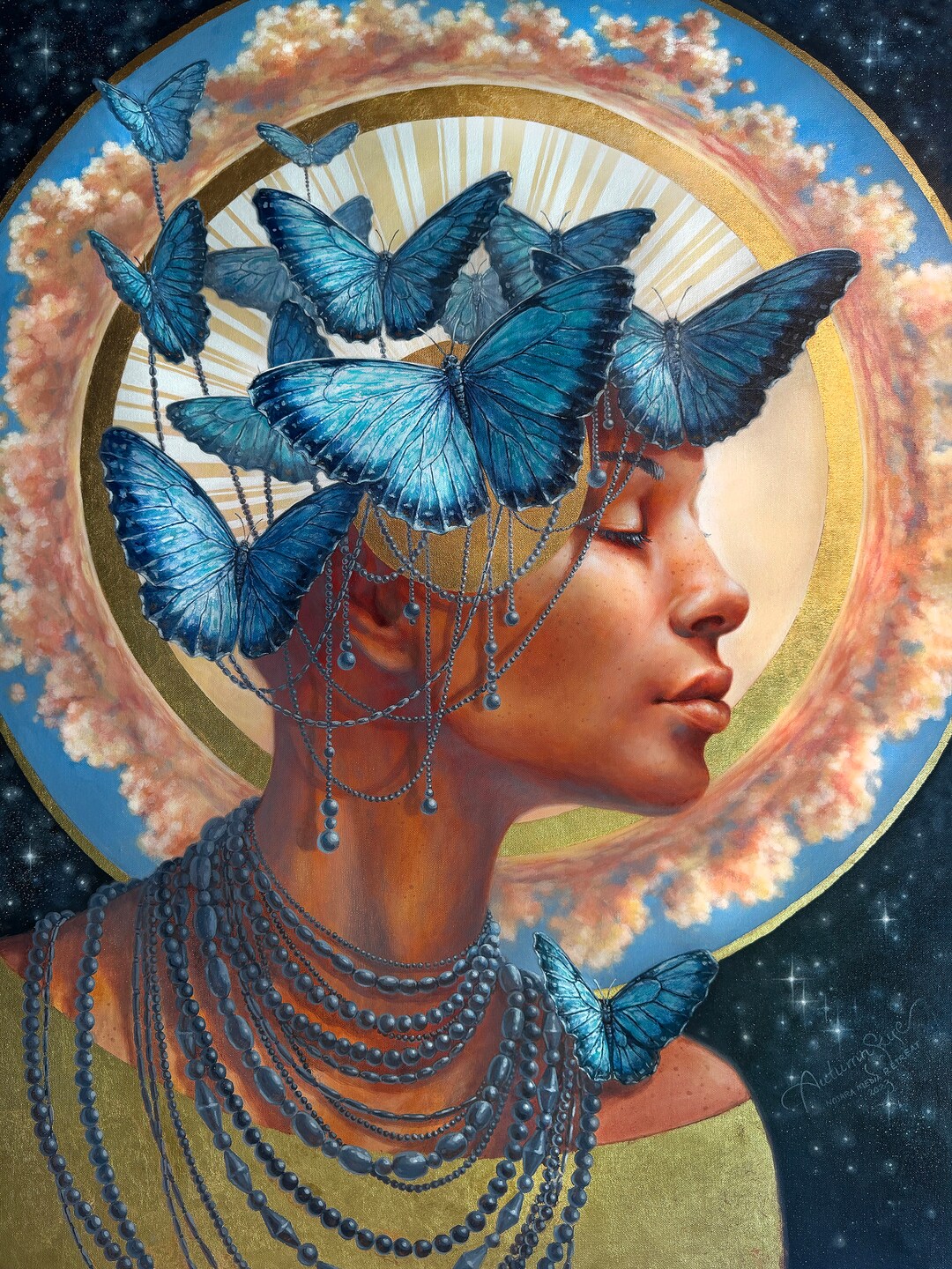 PAPER PRINT (archival) "the Adorned Mind" by Autumn Skye 17"x22" Ultra ...