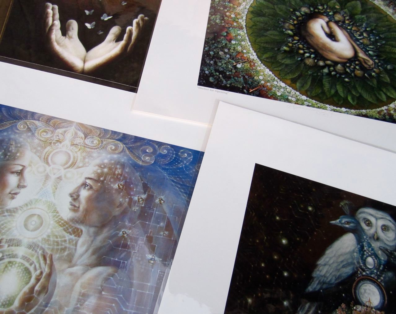 PAPER PRINT archival divine Humanity by Autumn | Etsy