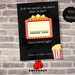 Grab the Popcorn Enjoy a Movie Night Redbox® Printable | Etsy