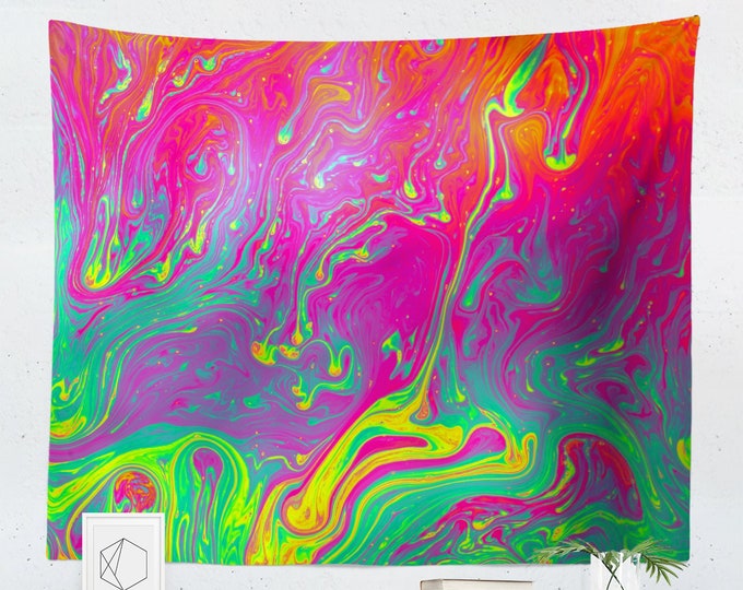 Trippy Tapestry Trippy Wall Hanging Trippy Wall Décor - Etsy