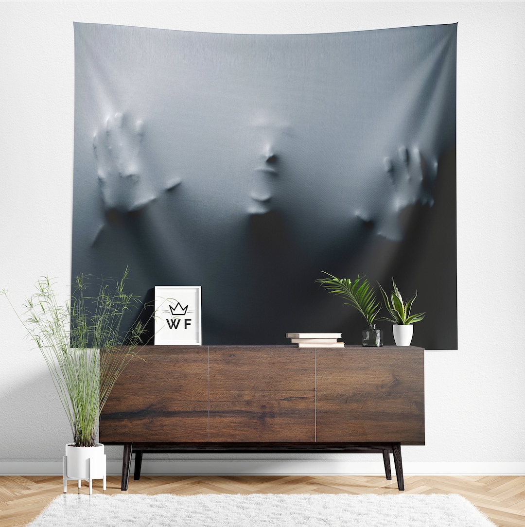 Scary Wall Art, Scary Tapestry, Halloween Tapestry, Halloween Wall Art ...