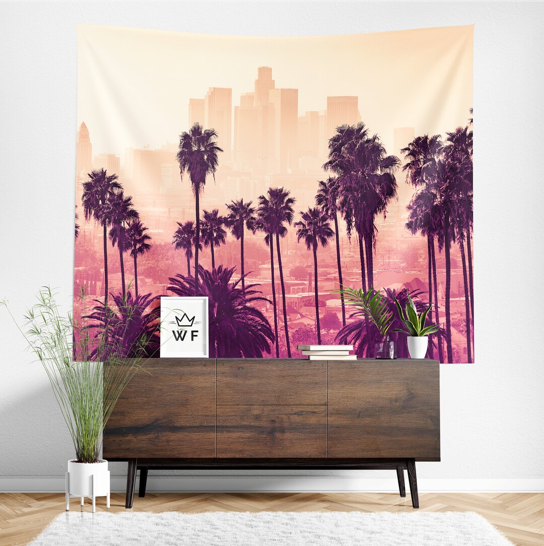 Los Angeles Tapestry Wall Hanging Art Decor - Etsy