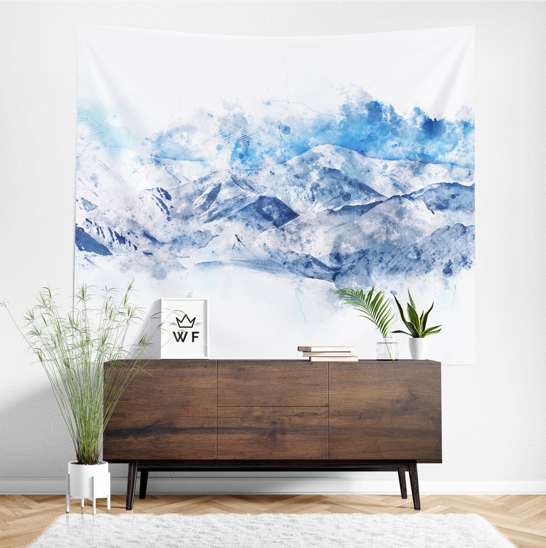 Mountain Tapestry Wall Hanging Decor Art - Etsy