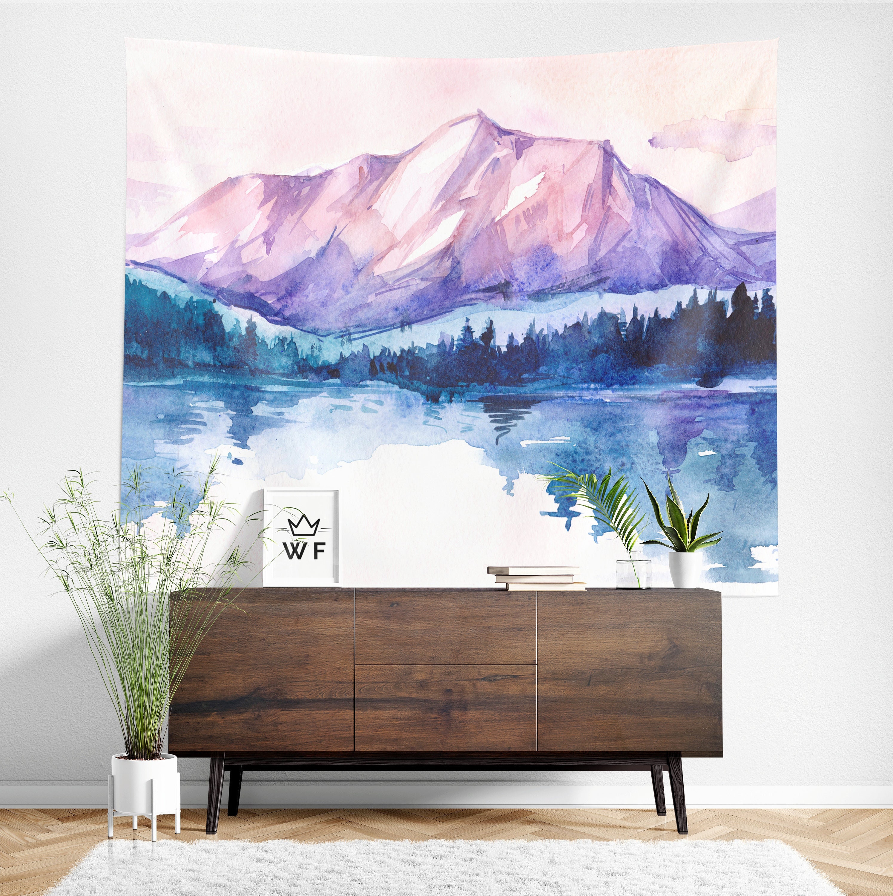 Mountain Tapestry Mountain Wall Tapestry Mountain Wall - Etsy