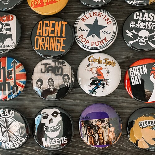 Hardcore Punk Rock 1.25 Pinback Buttons - Etsy