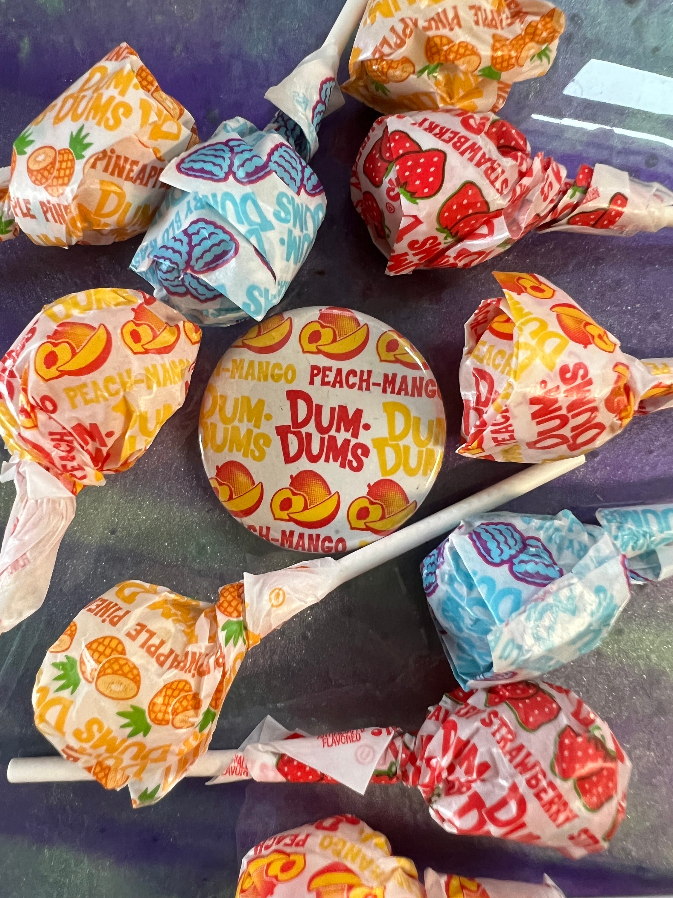 Peach Mango Dum Dum Pops