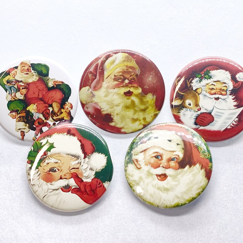 Christmas Buttons - Etsy