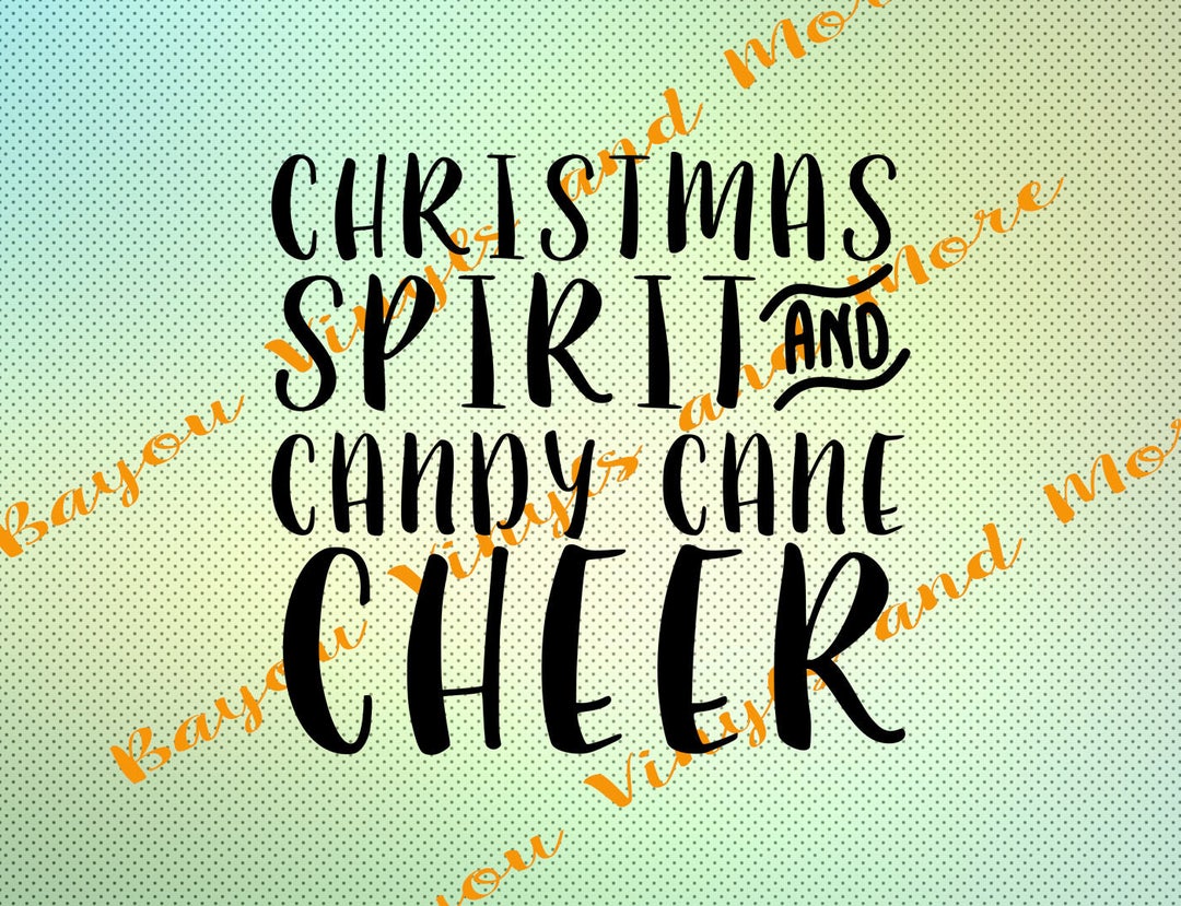 Christmas Svg, Instant Download, Christmas Spirit Svg, Cricut Cut File ...