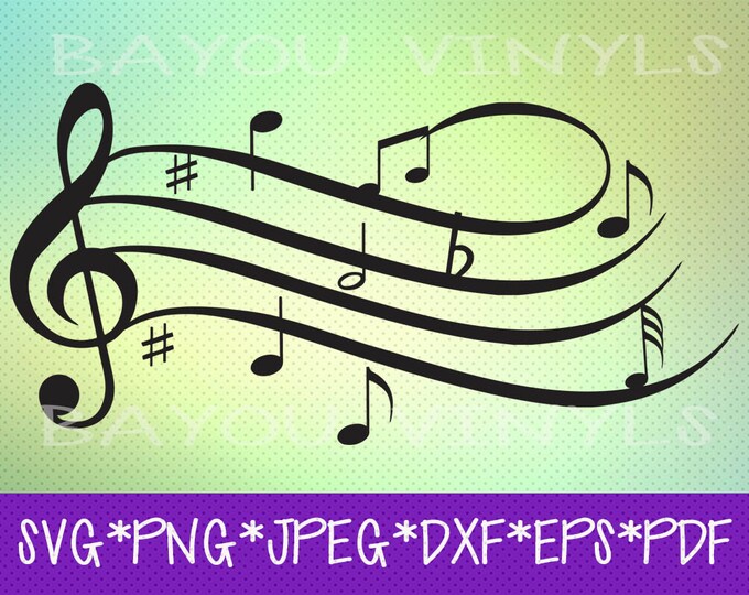 Music Clef Svg Music Notes Svg Music Teacher Gifts Instant - Etsy