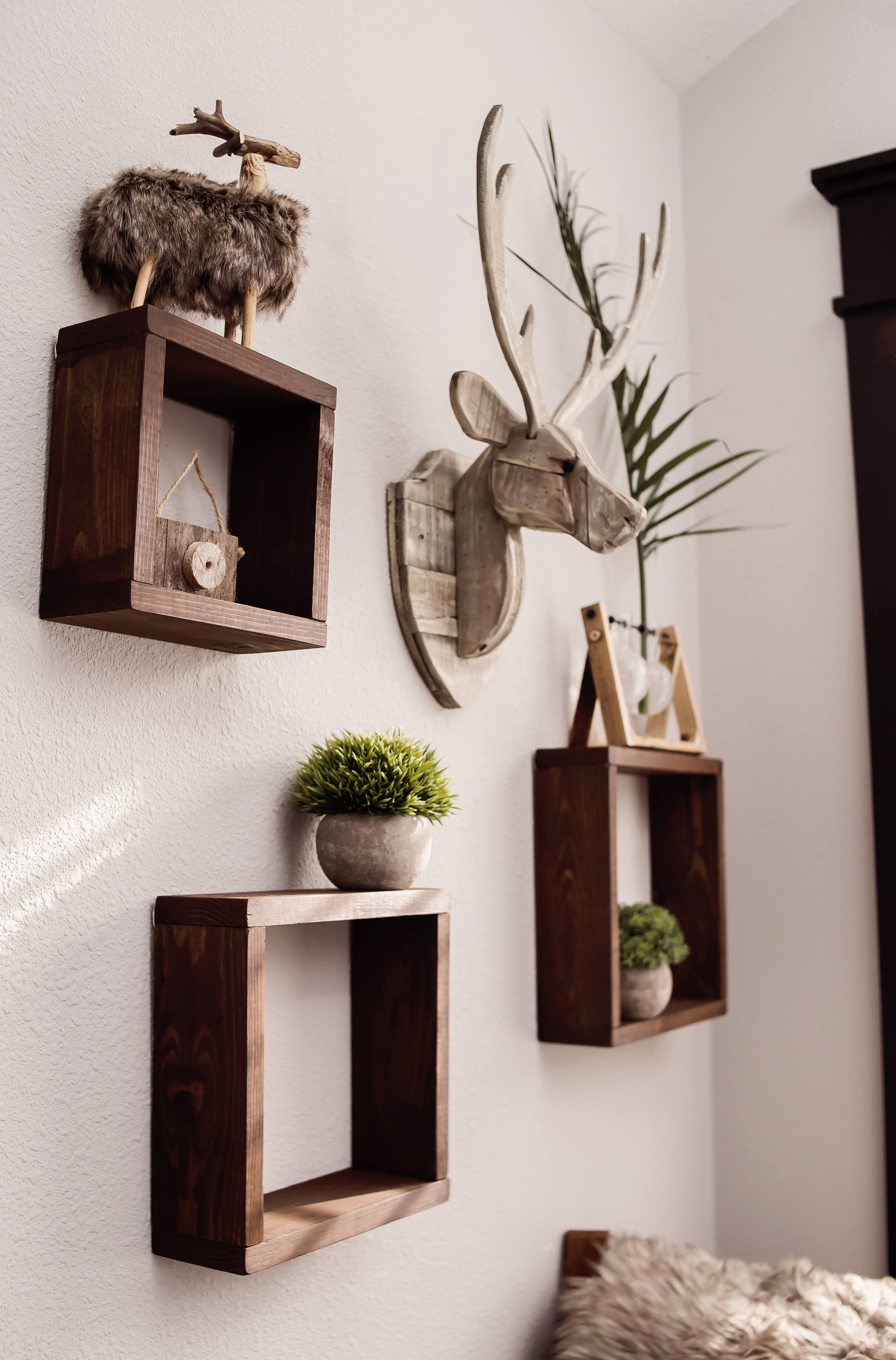 Home Office Floating Shelves Storage Shelf Shadow Box | Etsy