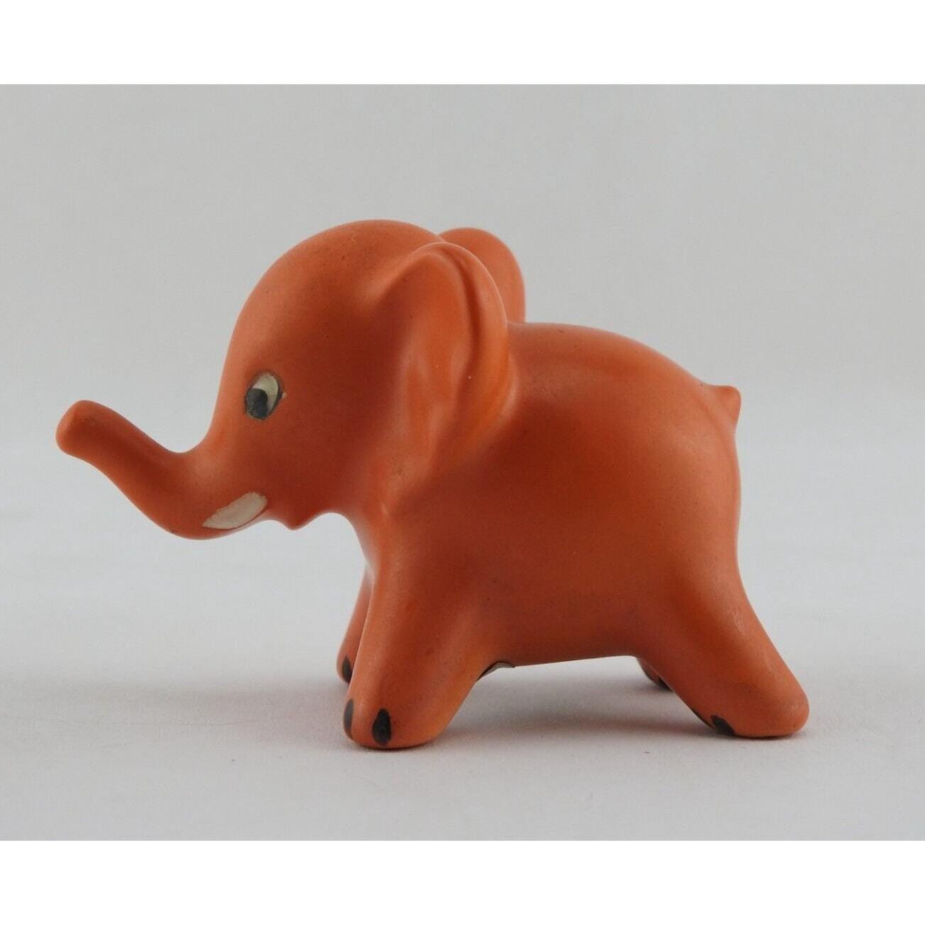 Vintage Orange Hummel Goebel Mini Elephant Figurine W Germany 2" Tall ...