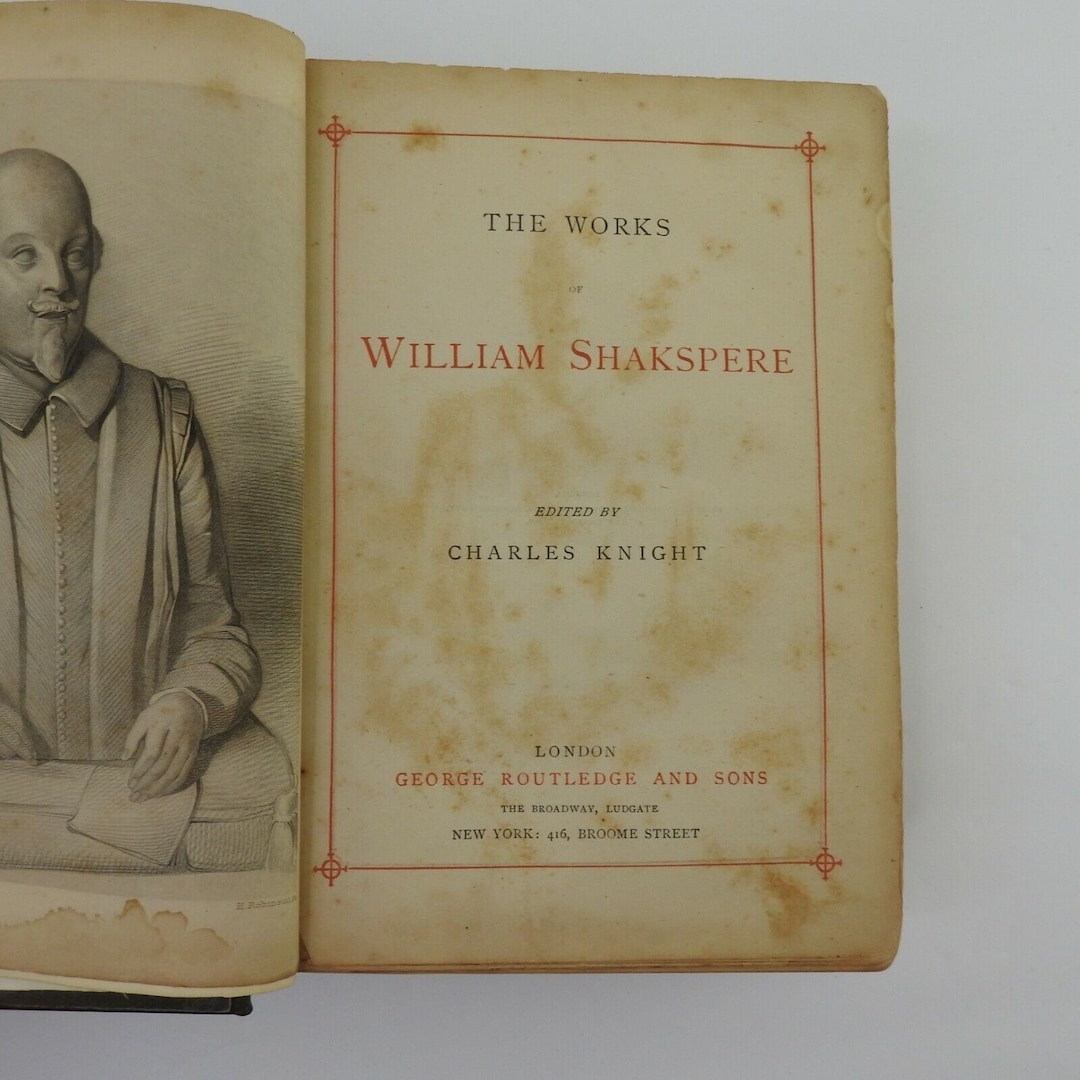 1854 the Works William Shakespeare Charles Knight George Routledge New ...
