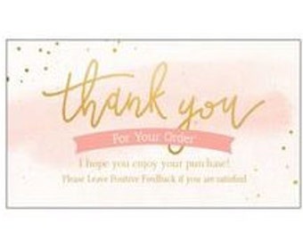 Ebay Thank You Card | Etsy