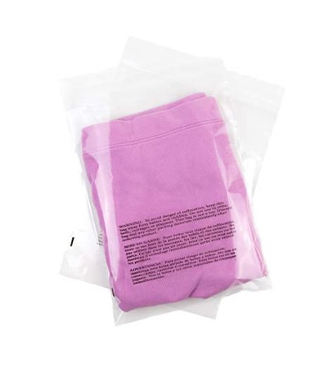 100 Clear 6x9 Poly Suffocation Warning Bag Self Sealing - Etsy