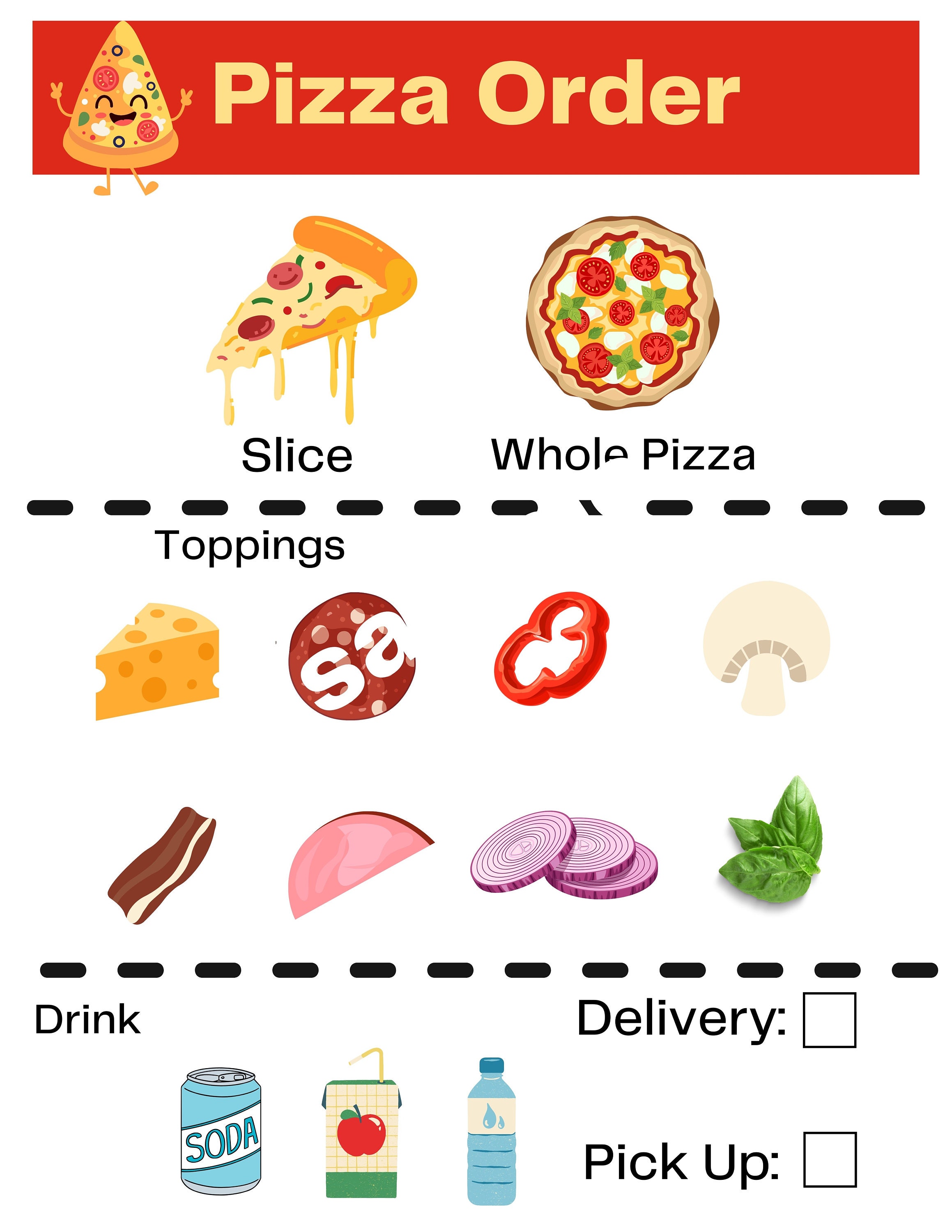 Pretend Play Pizza Store - Etsy